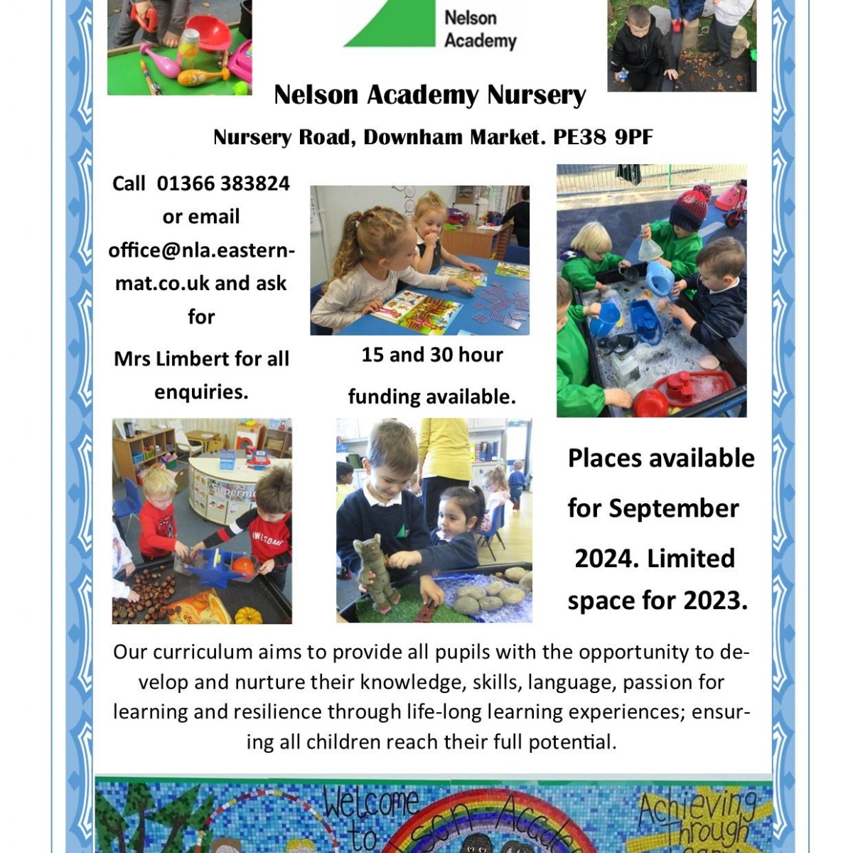 Nelson Academy - Nursery Availability
