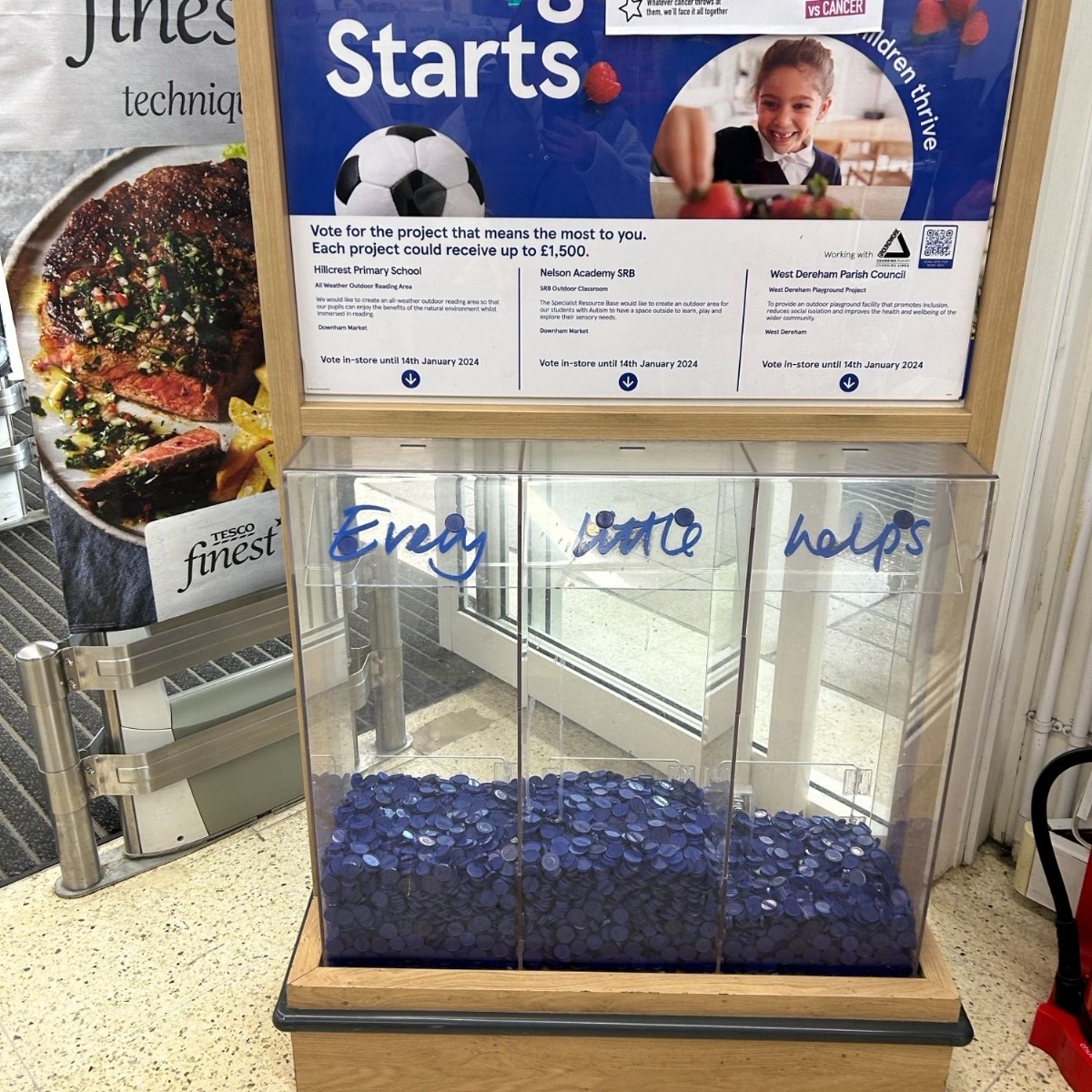 Nelson Academy - Tesco Tokens For The SRB